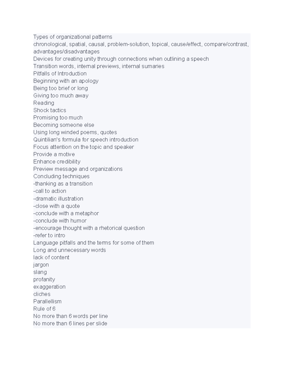 Coms 101 lecture notes, professor alban - Types of organizational ...