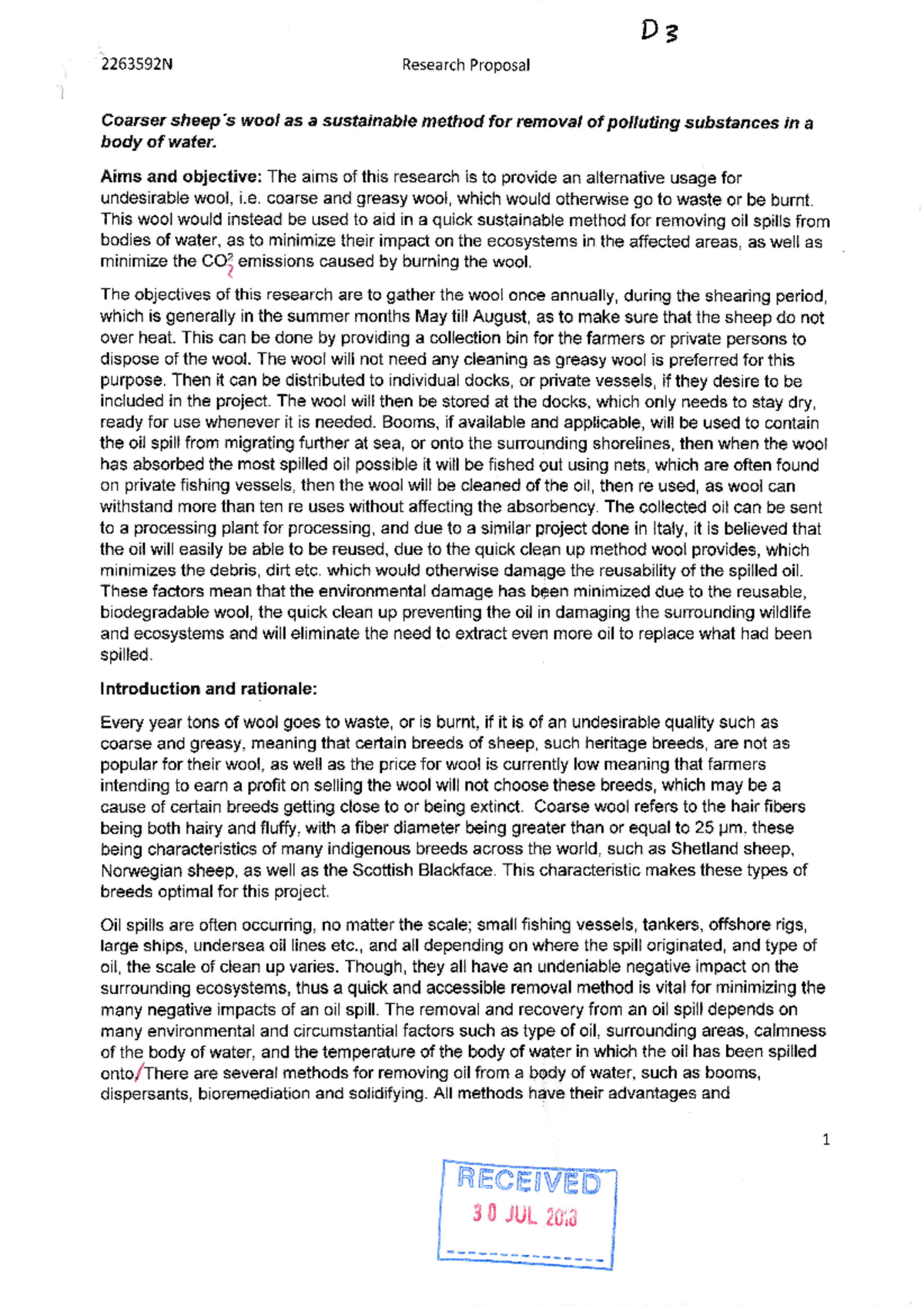 D3 example - Grade: D3 - DUMF2024 - Studocu