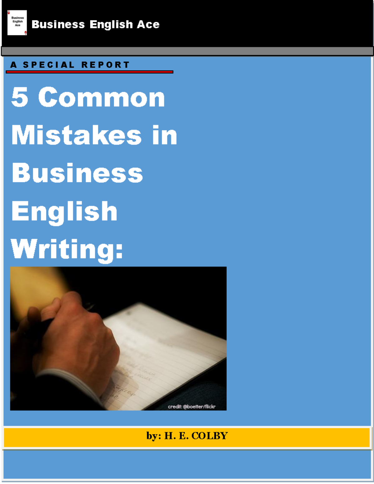 5Common Business English Writing Mistakes - 5 Common Mistakes in ...