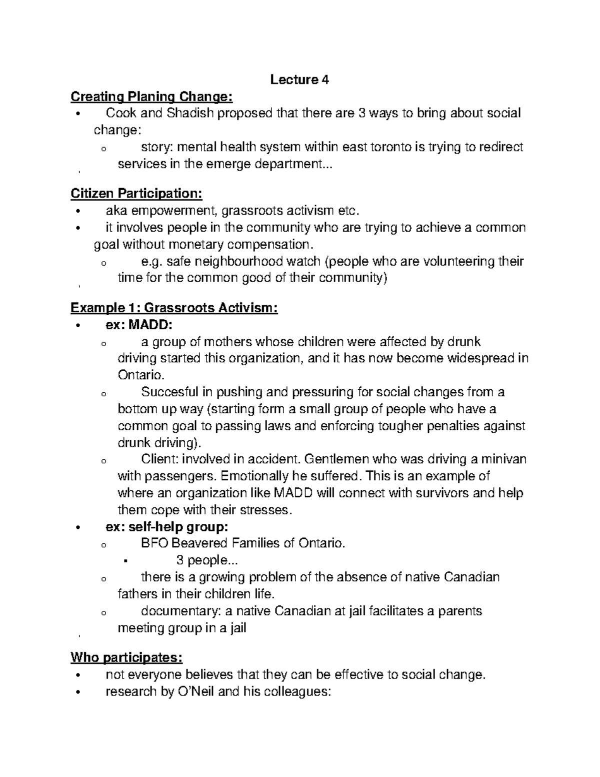 Lecture 4 - This is a very detailed note for an A+ also, the notes are ...