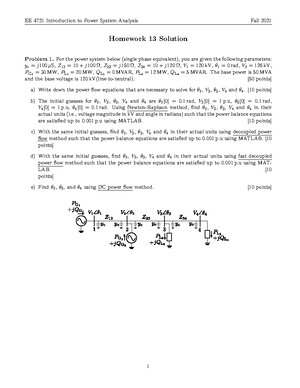 HW7-Solution - HW7-Solution - Homework 7 Solution Problem 1. Consider the circuit shown in the ...