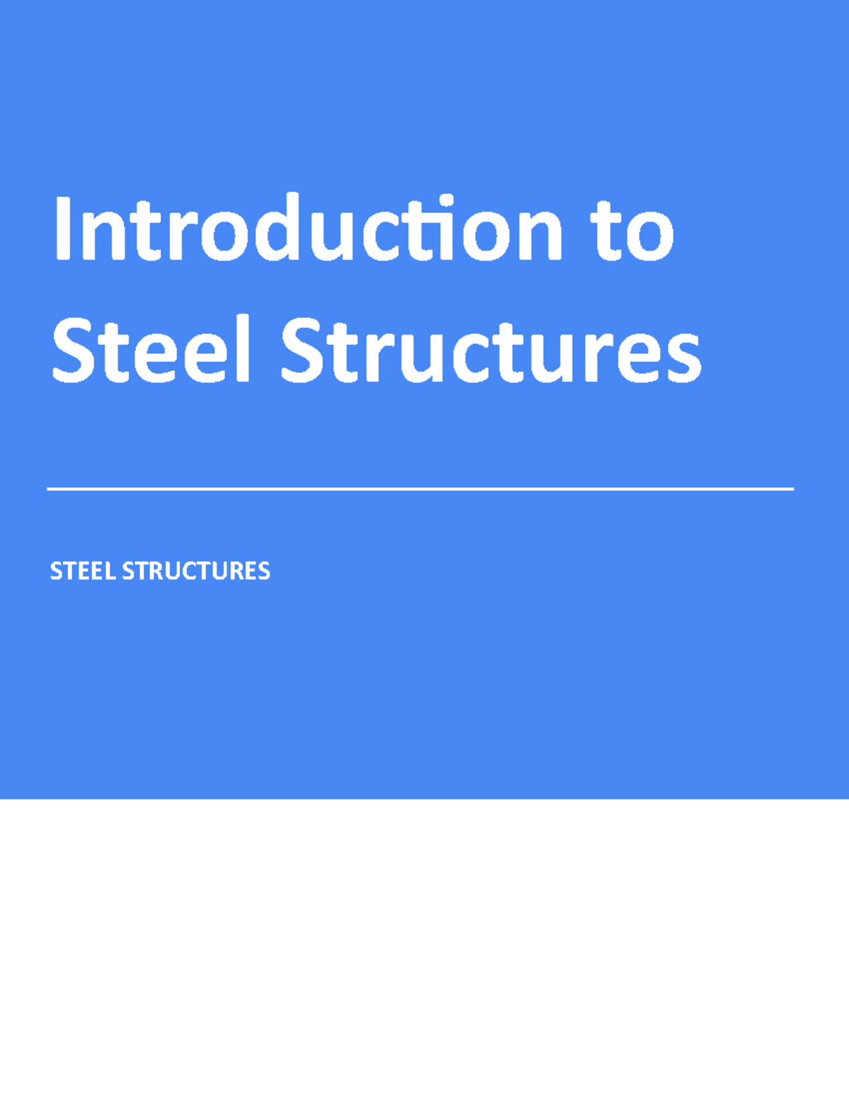 Introduction to Steel Structures - ####### Copyright © 2014-2021 ...
