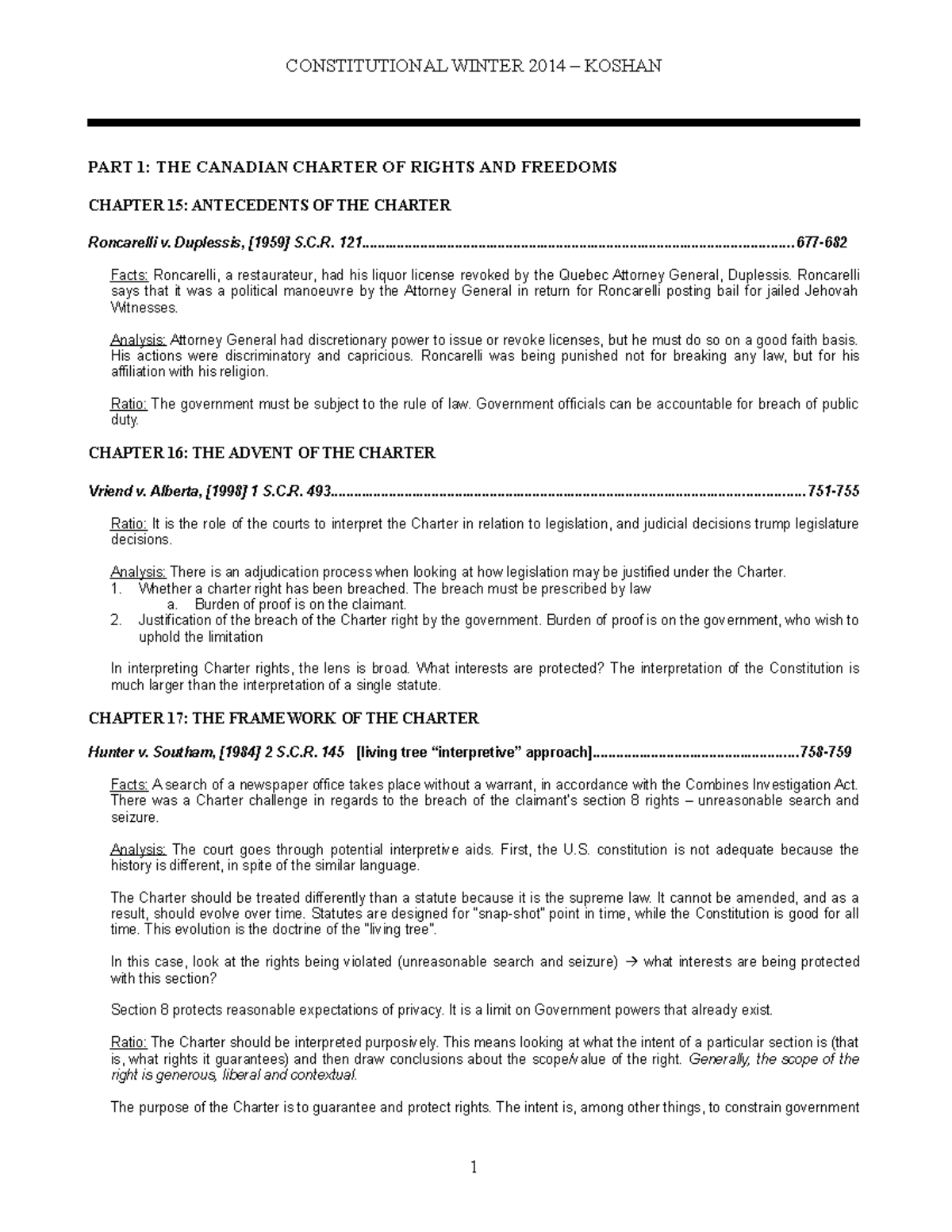 Constitution - Winter 2014 - CONSTITUTIONAL WINTER 2014 – KOSHAN PART 1 ...