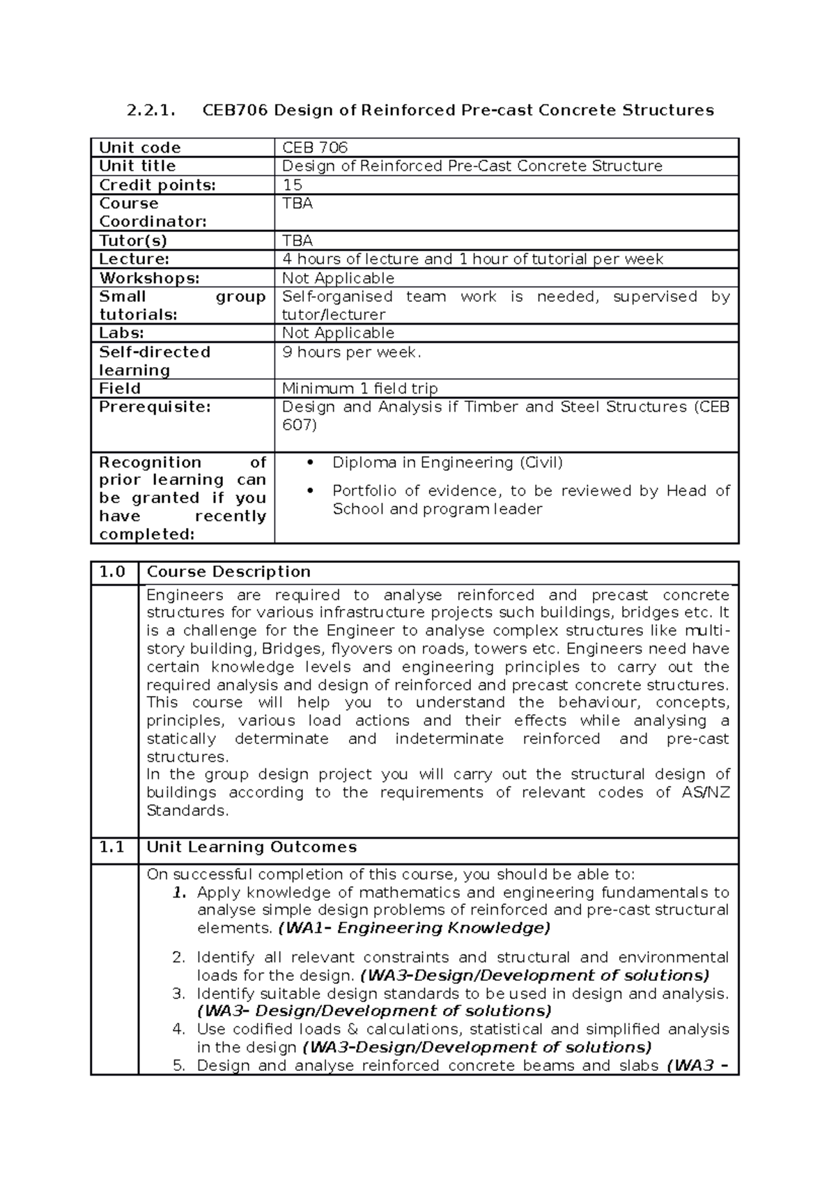 CEB706-UD - Descriptor - 2.2. CEB706 Design of Reinforced Pre-cast ...