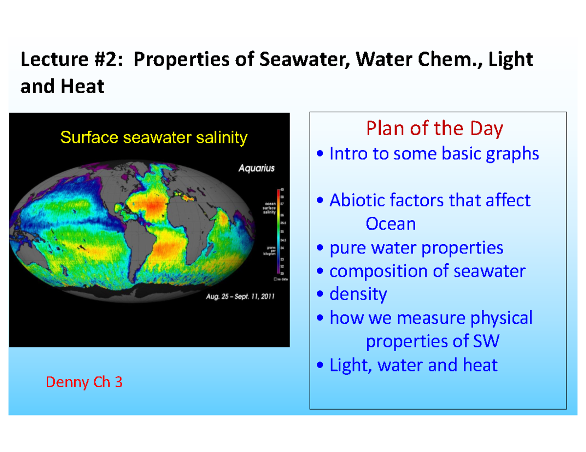 EEMB142 2 - Lecture notes - Plan of the Day Intro to some basic graphs ...