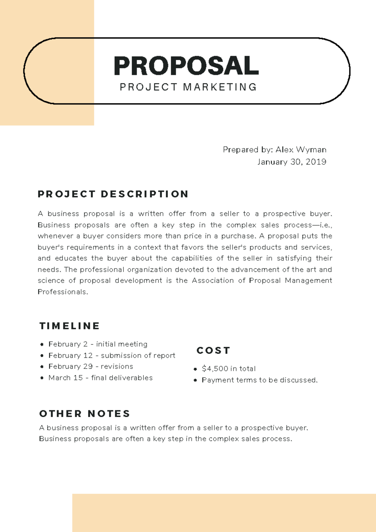 MInimalist simple project General proposal - PROPOSAL P R O J E C T M A ...