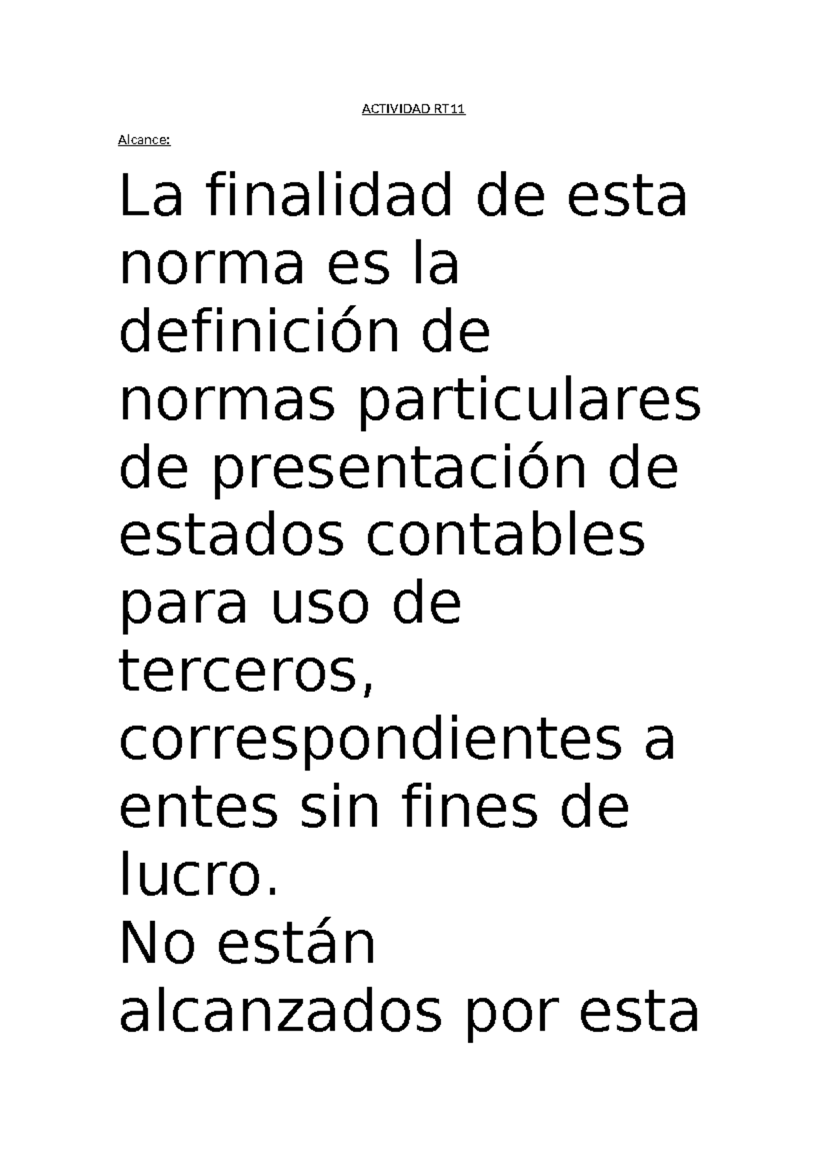Actividad RT11 - rt11 - ACTIVIDAD RT Alcance: La finalidad de esta ...