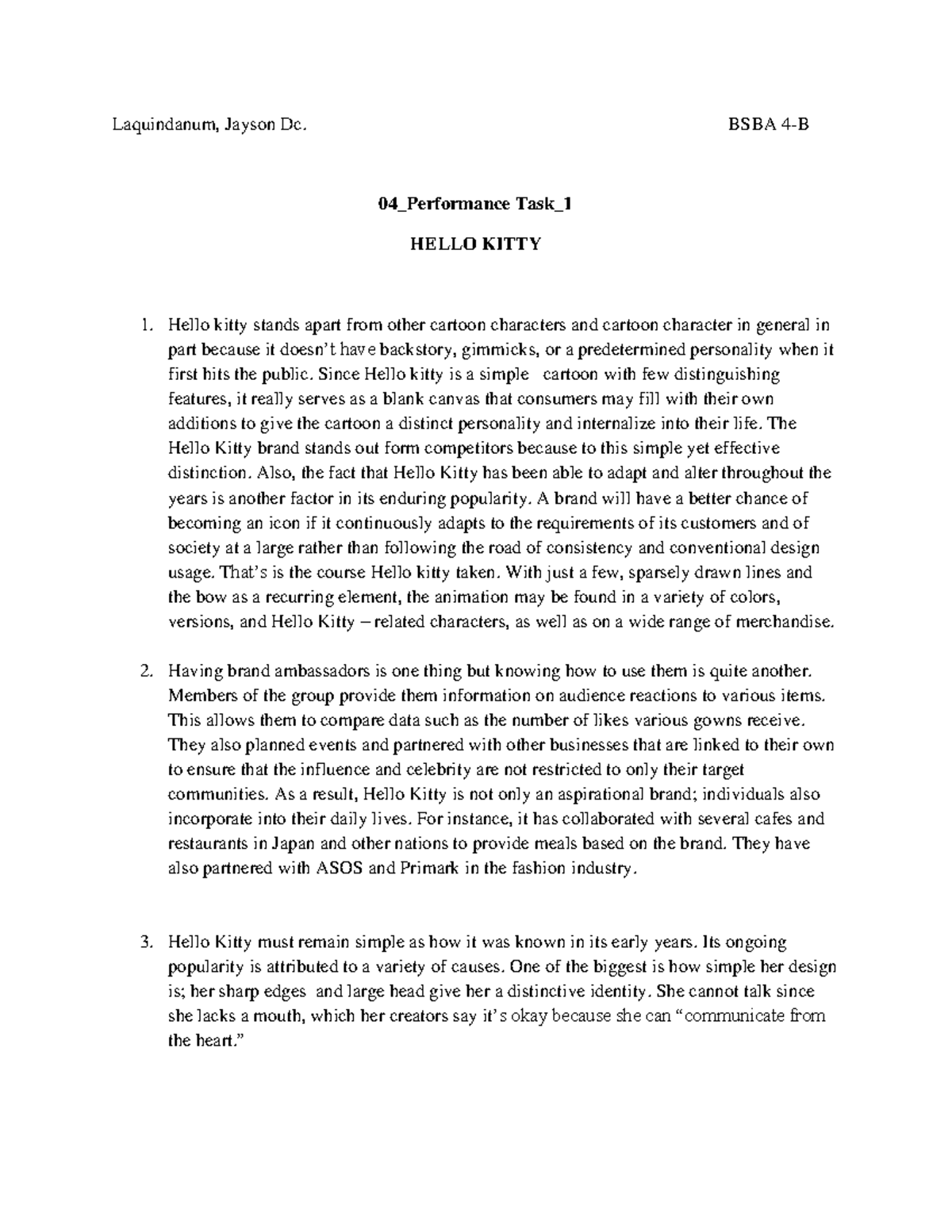 04 Performance Task 1 Laquindanum Jayson Dc - Laquindanum, Jayson Dc ...
