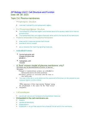 Cell Size - biology notes - 4: Studying Cells - Cell Size Learning ...