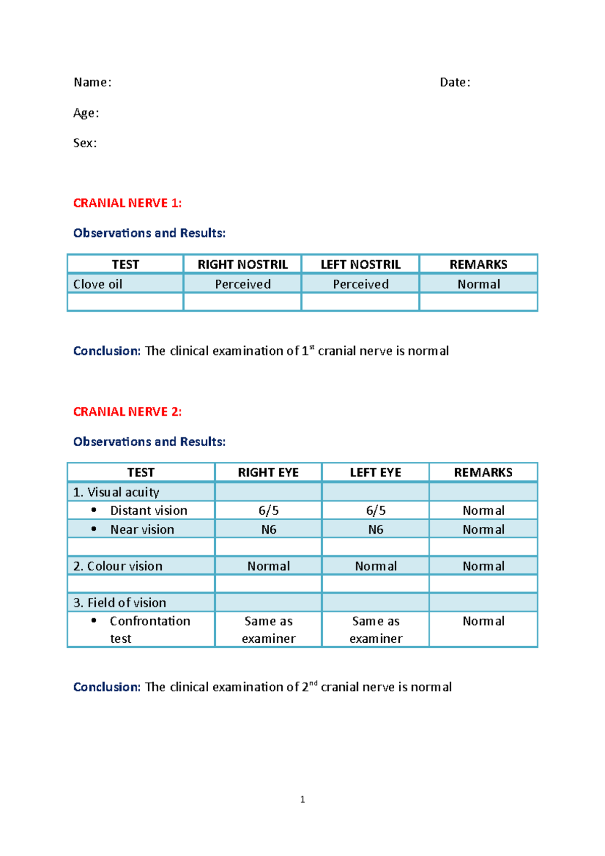 Cranial Nerve examination Performa (1 - 6) SSRMc - Sémiologie médicale ...