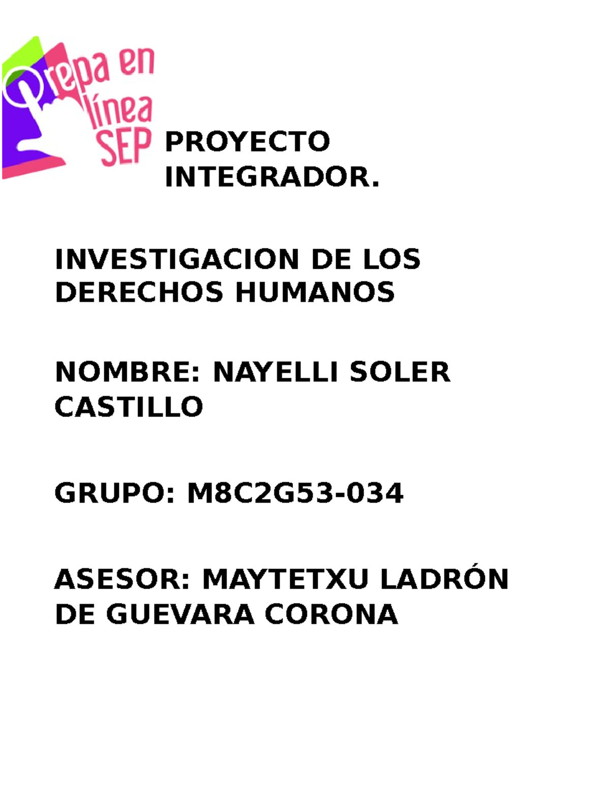 proyecto integrador M08S4PI - PROYECTO INTEGRADOR. INVESTIGACION DE LOS ...