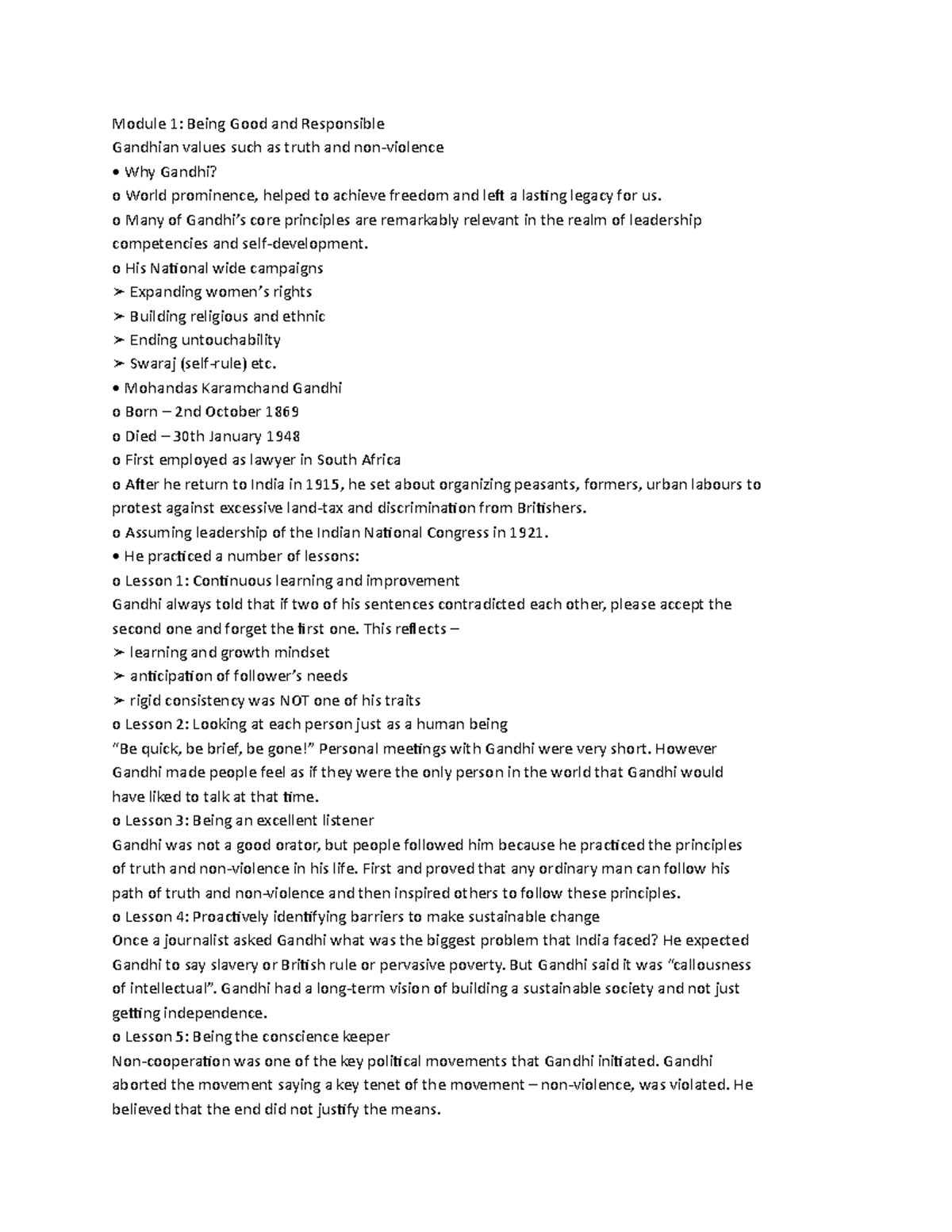 Module 1 - Lecture notes 1 - Computer Science - Studocu