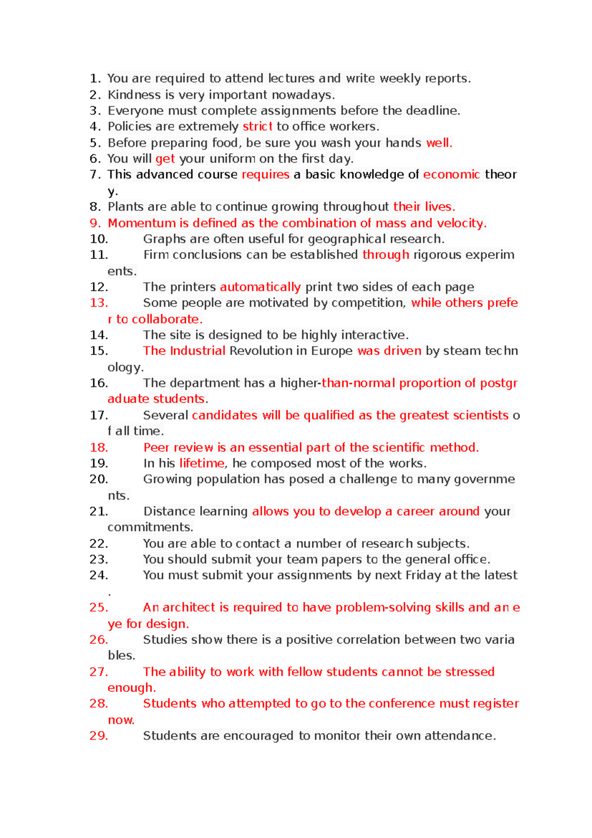 Dic - Dictation - You are required to attend lectures and write weekly ...