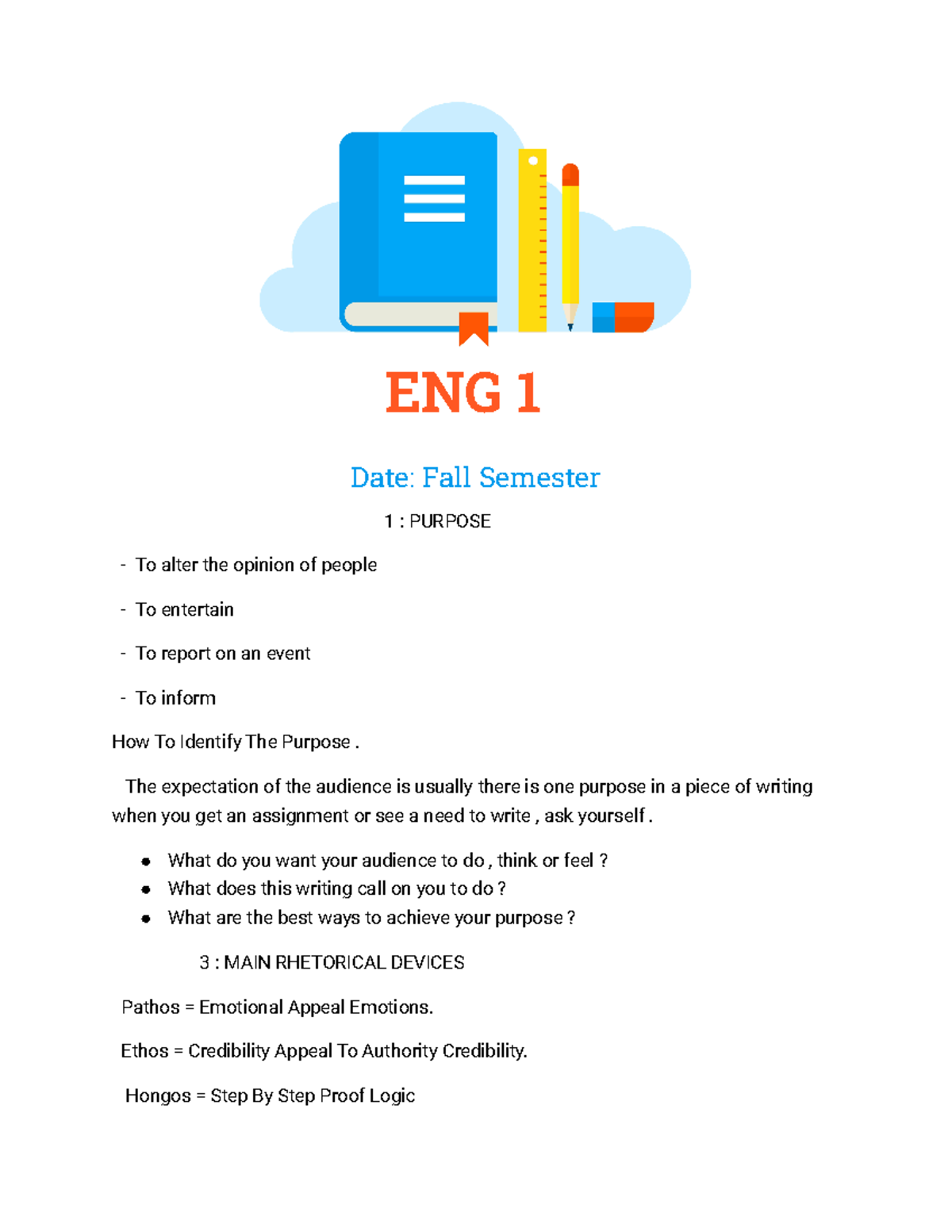 Class notes-4 - The purpose of this text was to show concern about poor ...