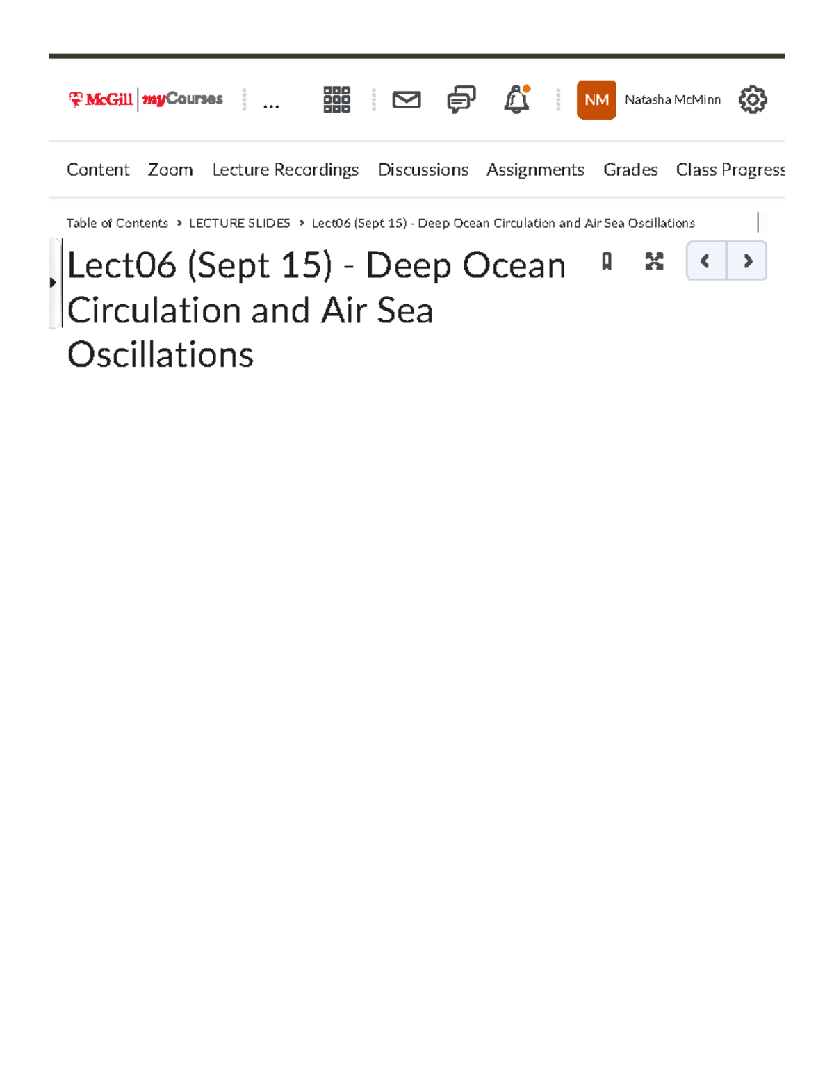 Lect06 (Sept 15) - Deep Ocean Circulation and Air Sea Oscillations - Fall 2023 - ENVR-200-001 ...