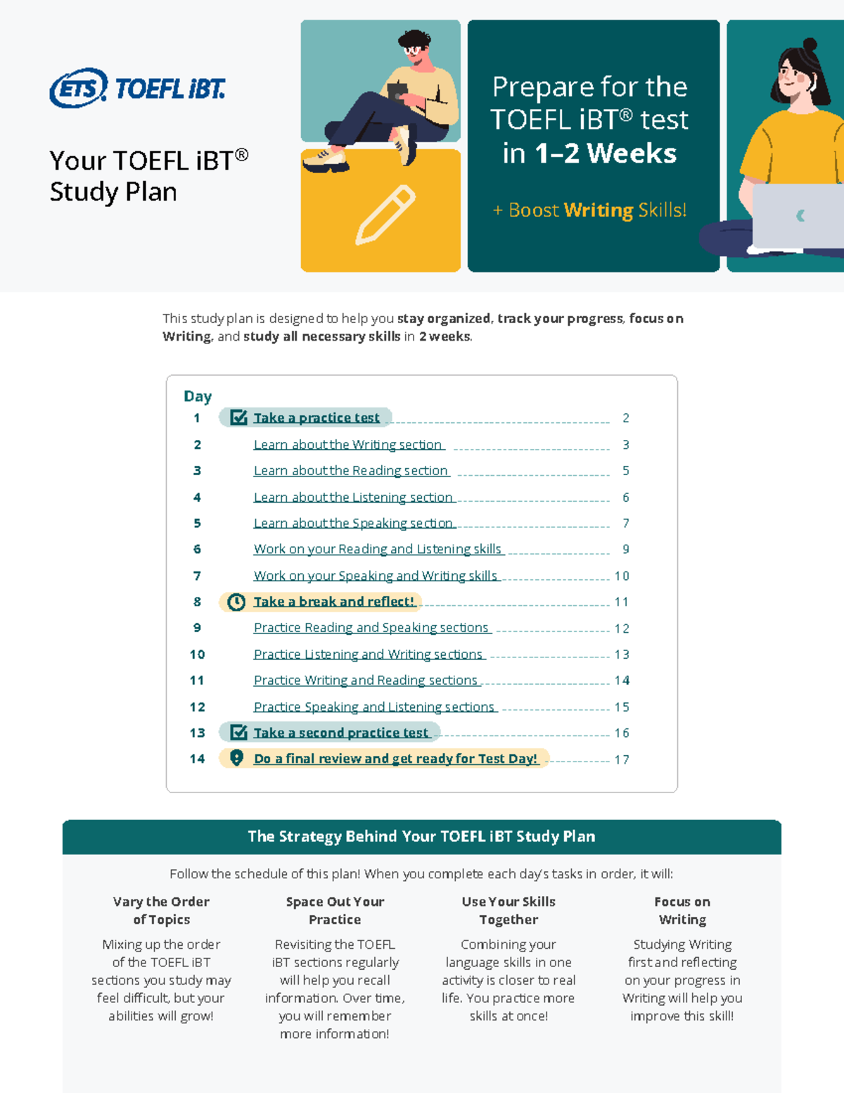 2Writing copia - hello - Your TOEFL iBT® Study Plan Prepare for the ...