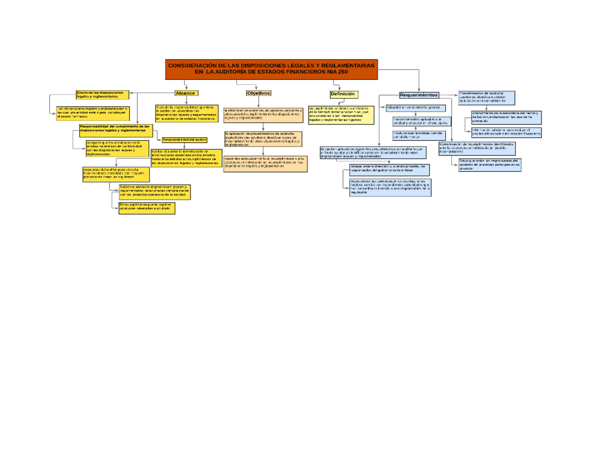 Esquema NIA 250 ( Normas Internacionales DE Auditoría) - CONSIDERACIÓN DE LAS DISPOSICIONES ...