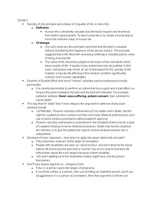 Medical Ethics Unit 1 Test Prep - PHIL 223 Study Things Key Concepts ...