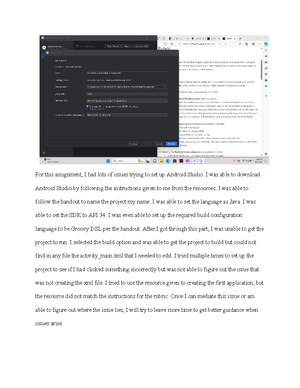 CS 360 Project 1 - Jack Coster 1/27/ CS 360 Project 1 Option 3 Weight Tracking App The goals of ...