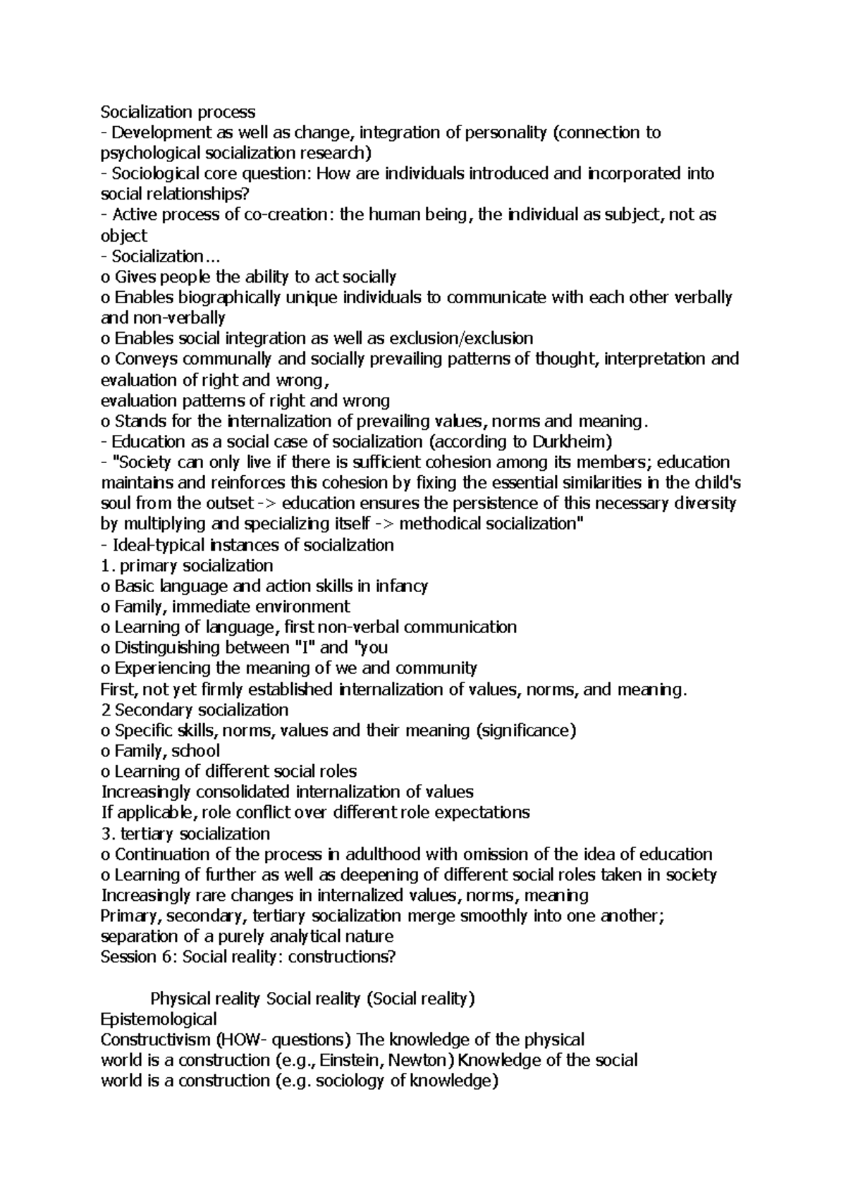 Socialization process - Socialization process Development as well as ...