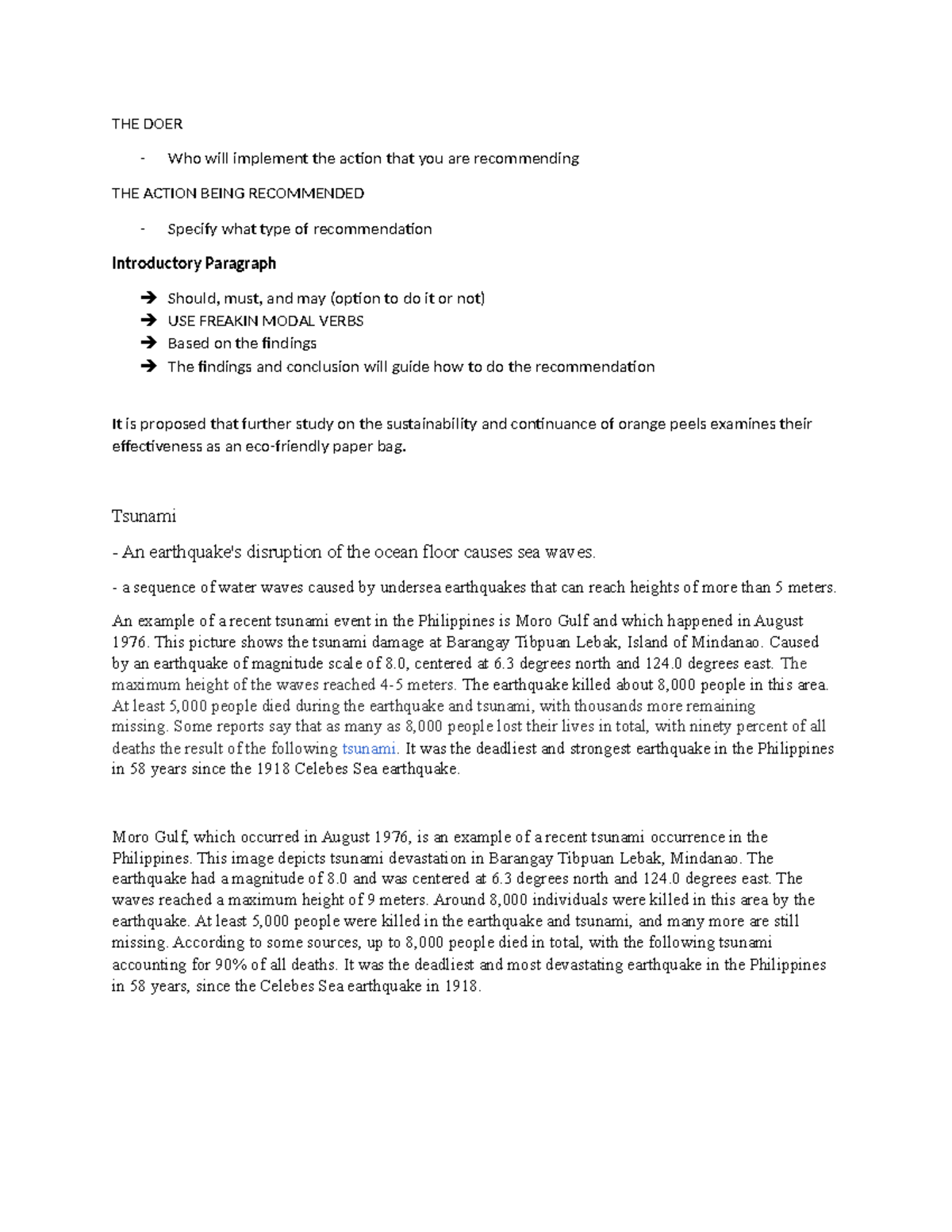 THE DOER - the doer - THE DOER - Who will implement the action that you ...