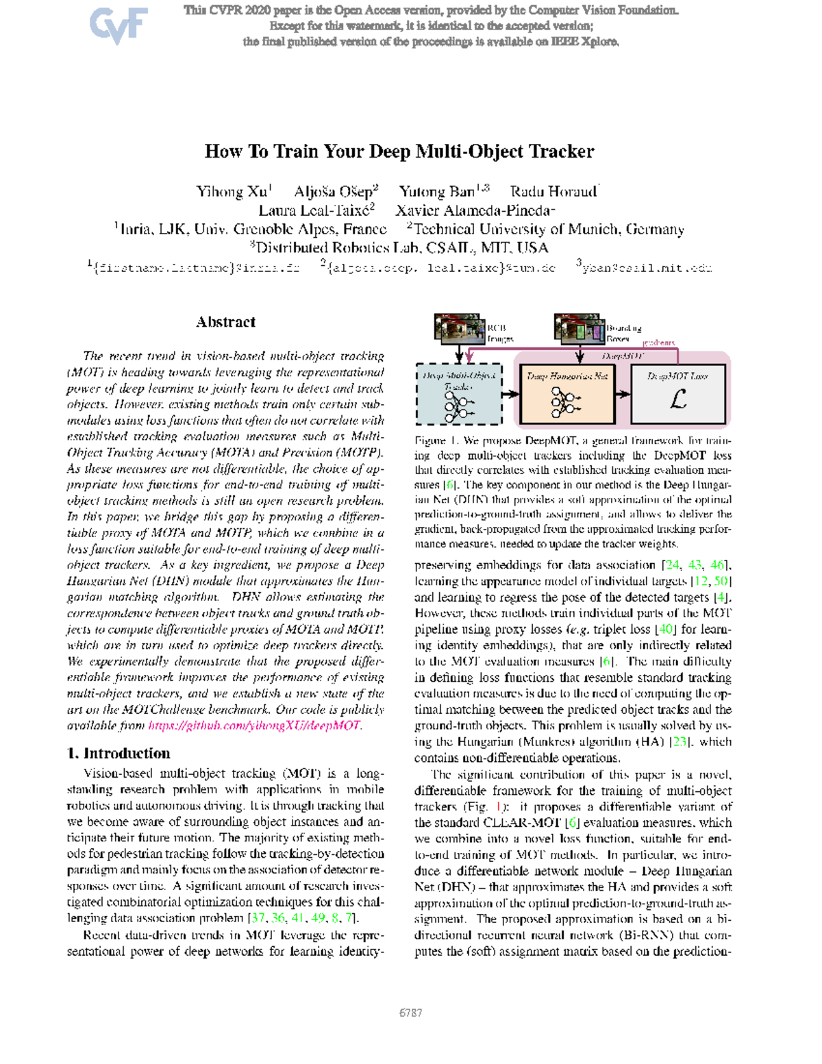 Deep Track 1 - Deep learning article - to-ground-truth distance matrix ...