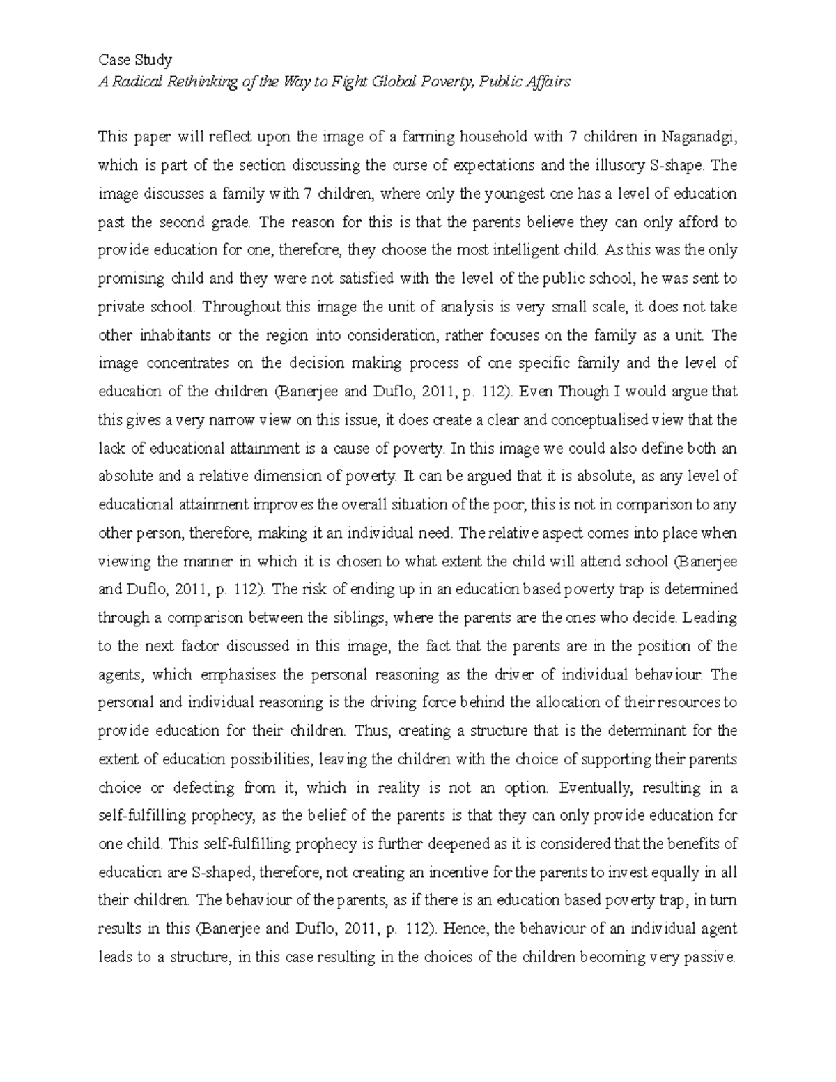 Case Study - A Radical Rethinking of the Way to Fight Global Poverty ...