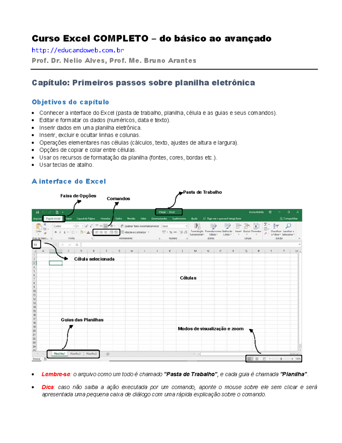 Original - excel avançado - Curso Excel COMPLETO – do básico ao ...