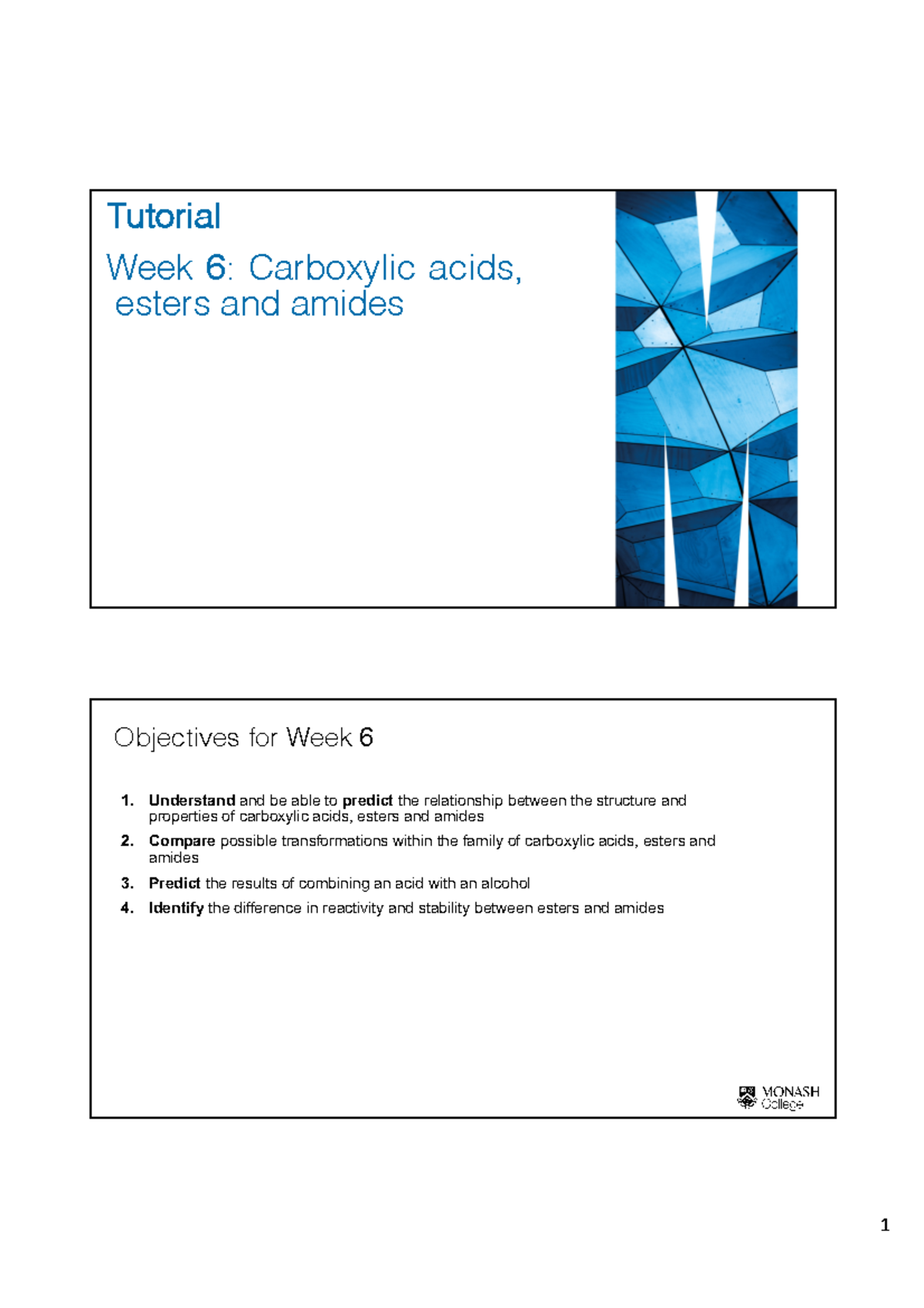 MCD4400 -Tutorial-Week6answers (2) - 1. Understand and be able to ...