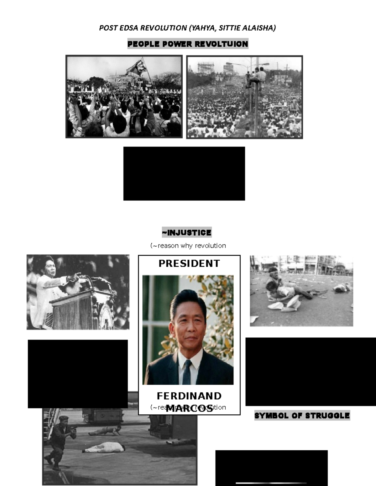 POST-EDSA- Revolution - POST EDSA REVOLUTION (YAHYA, SITTIE ALAISHA ...