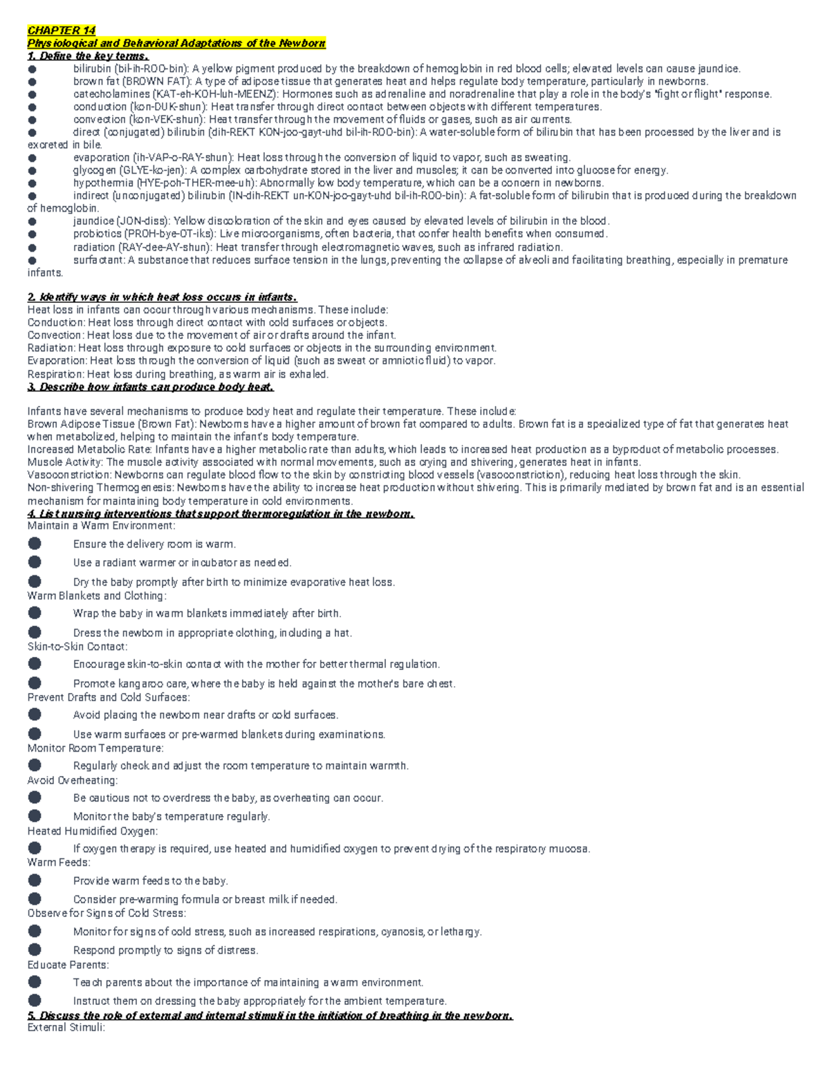 Wk 3 - asdf - CHAPTER 14 Physiological and Behavioral Adaptations of ...