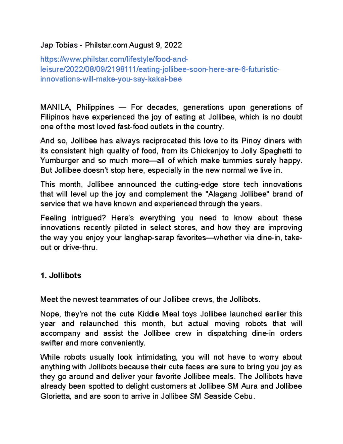 Technology - Assignment in Strategic Management Paper - Jap Tobias ...