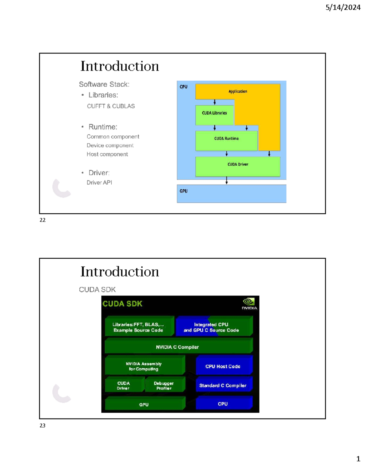 Dc Lecture 06b Gpu Architecture And Programming 05062024 095325 Am Introduction Introduction