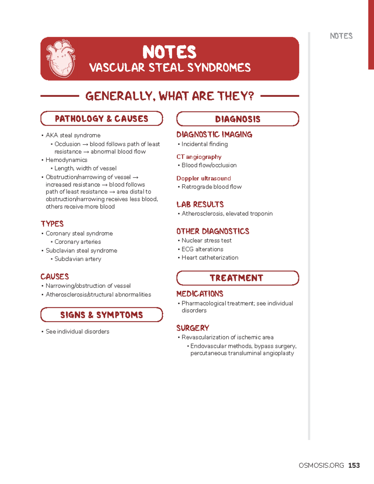 Vascular steal syndromes - NOTES GENERALLY, WHAT ARE THEY? NOTES ...
