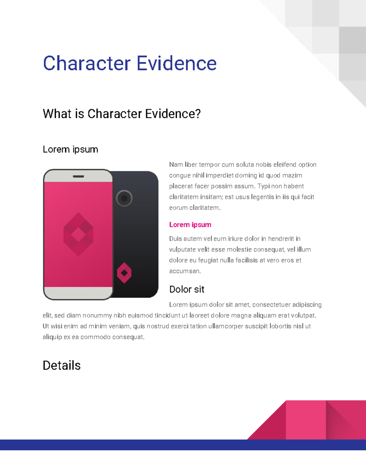 Character Evidence - Character Evidence What is Character Evidence ...