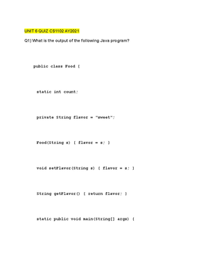 Learning Guide AY2024 Unit 1 to 4 - Table of contents Overview Class Introductions Introduction ...