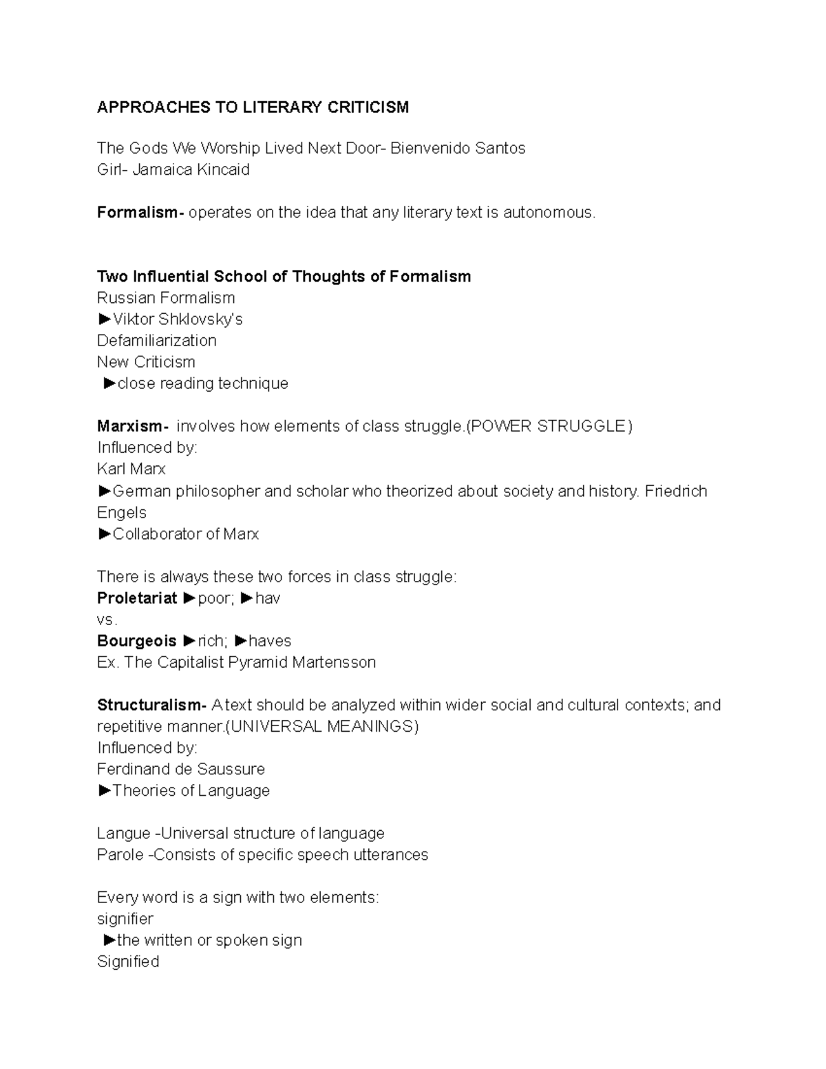 Reviewer 21ST - APPROACHES TO LITERARY CRITICISM The Gods We Worship ...