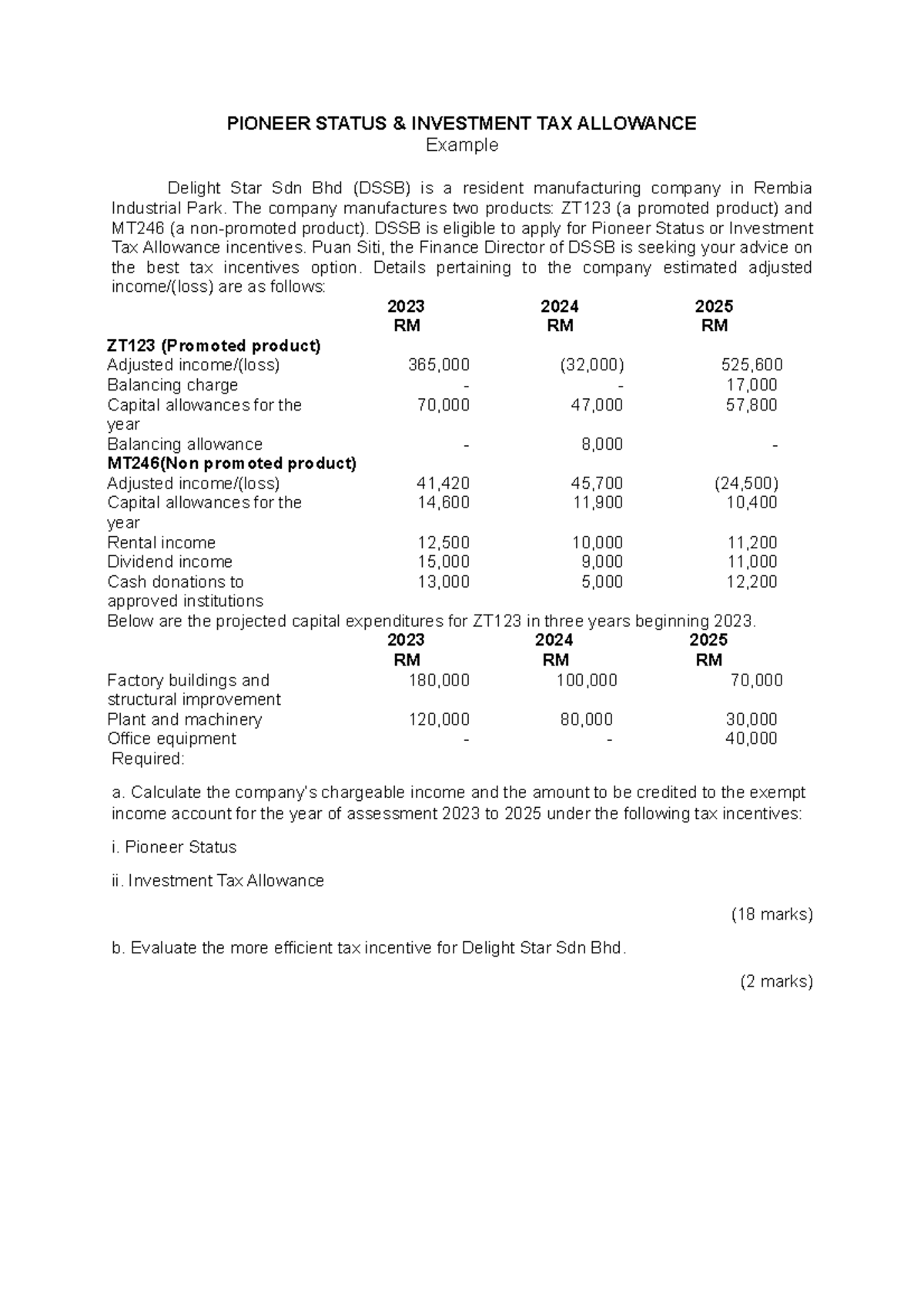 PS ITA example - practice materials of pioneer status & ITA - PIONEER ...