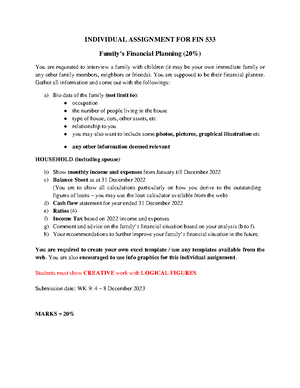 Individual Assignment MAT571 - NDIVIUAL ASSIGNMENT MAT 571 DUE: 1 0 JAN ...