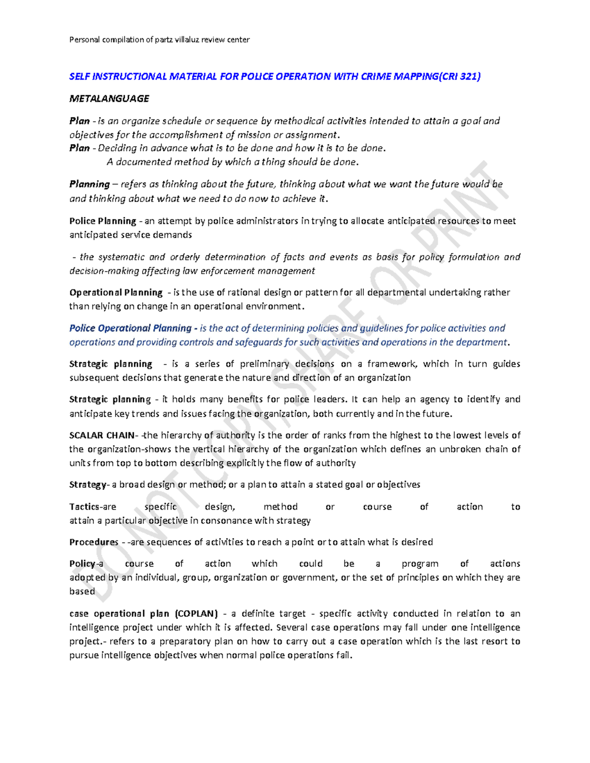 SIM-321-other references for 1st exam - SELF INSTRUCTIONAL MATERIAL FOR ...