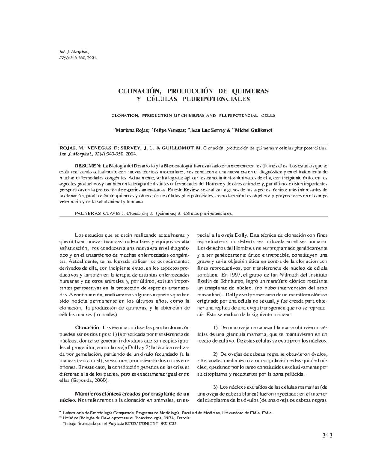 Articulo biote animal - namdmbd bashba - Los estudios que se están ...