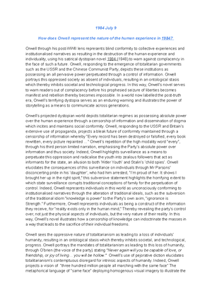 1984 Essay - 20 20 - ESSAY WITHOUT ADAPTIVE MATERIAL AND JUST SYLLABUS ...