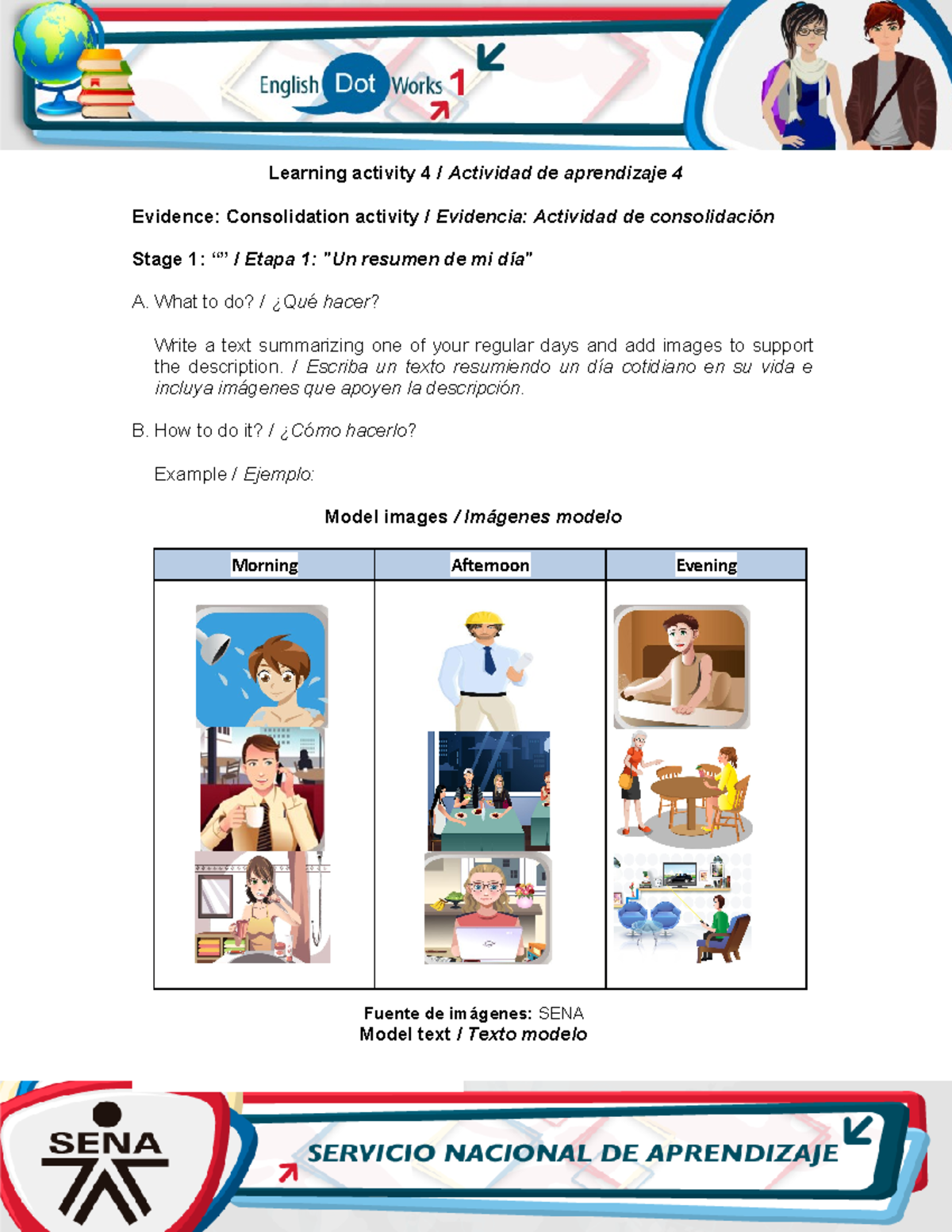Evidence Consolidation activity (1) trabajo - Learning activity 4 / Actividad de aprendizaje 4 ...