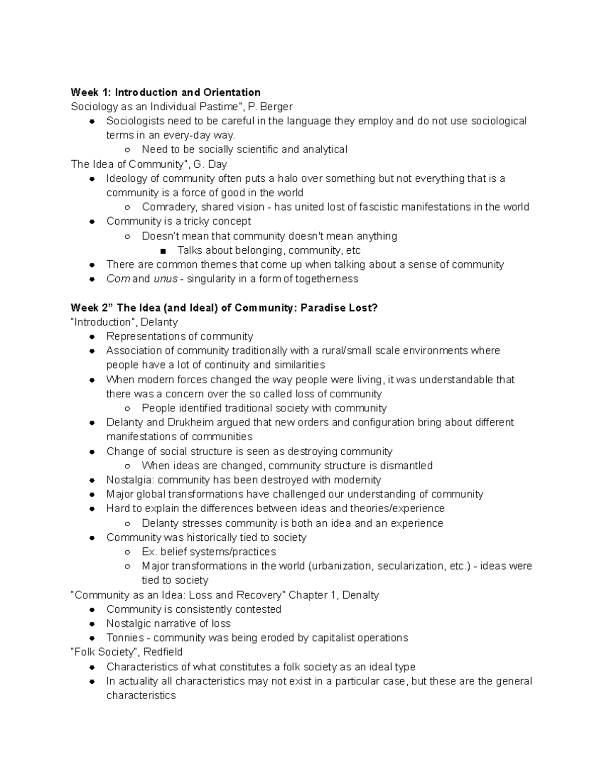 Ausoc 263 - Discussion Questions on Midterm - Week 1: Introduction and ...