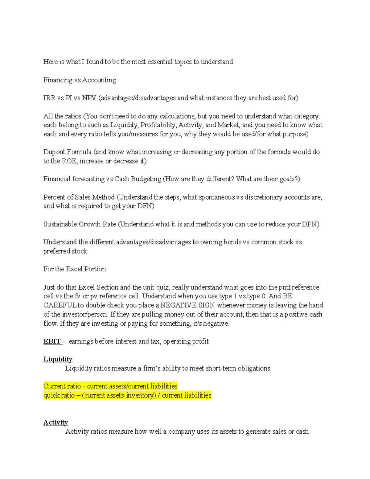 D076 Notes - OA study guide - Here is what I found to be the most ...