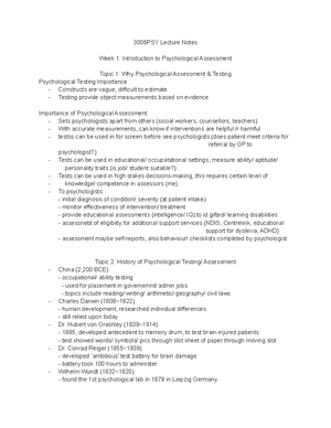 3006PSY - 2022 - Tutorial 3 Week 4 Tutorial Worksheet - Tutorial 3 ...