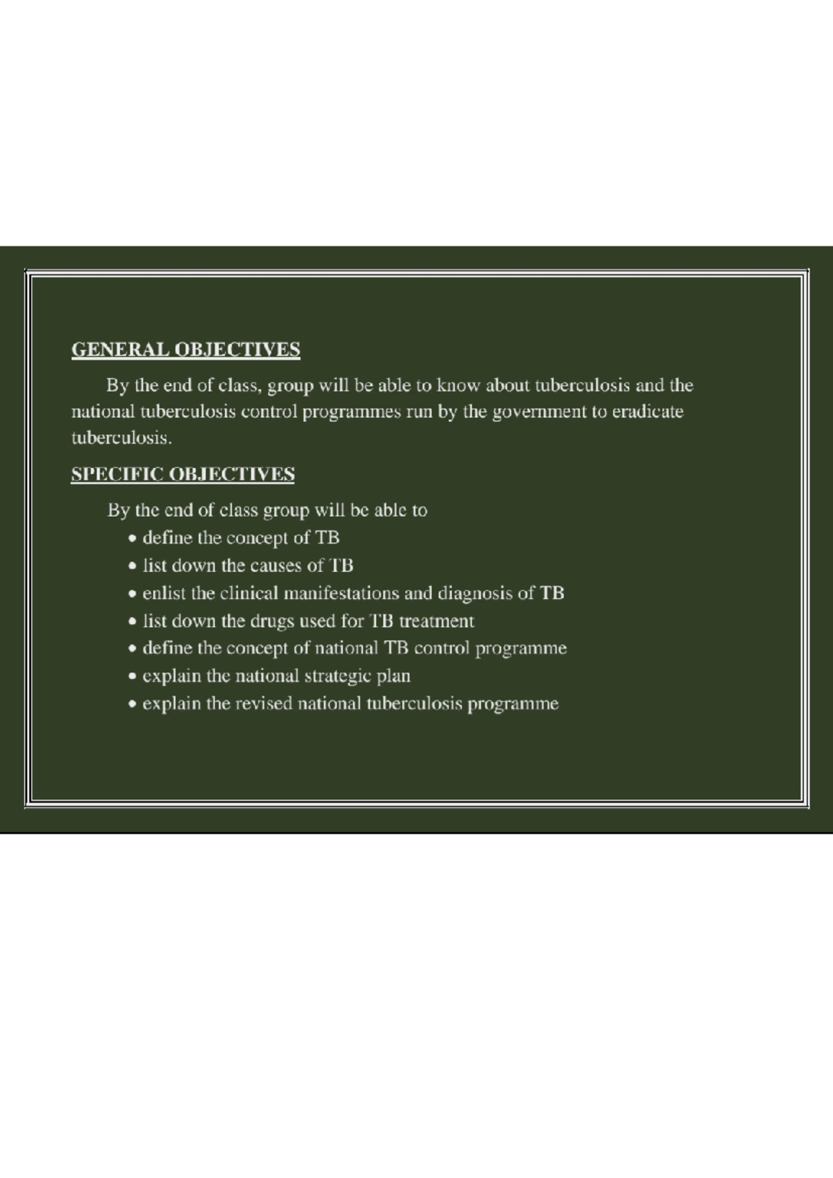 Revised National Tuberculosis Control Programe ( Rntcp) - Bsc nursing ...