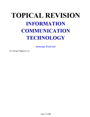 Computer FORM 2 Notes - Exams - COMPUTER STUDIES FORM 2 NOTES COMPLETE ...