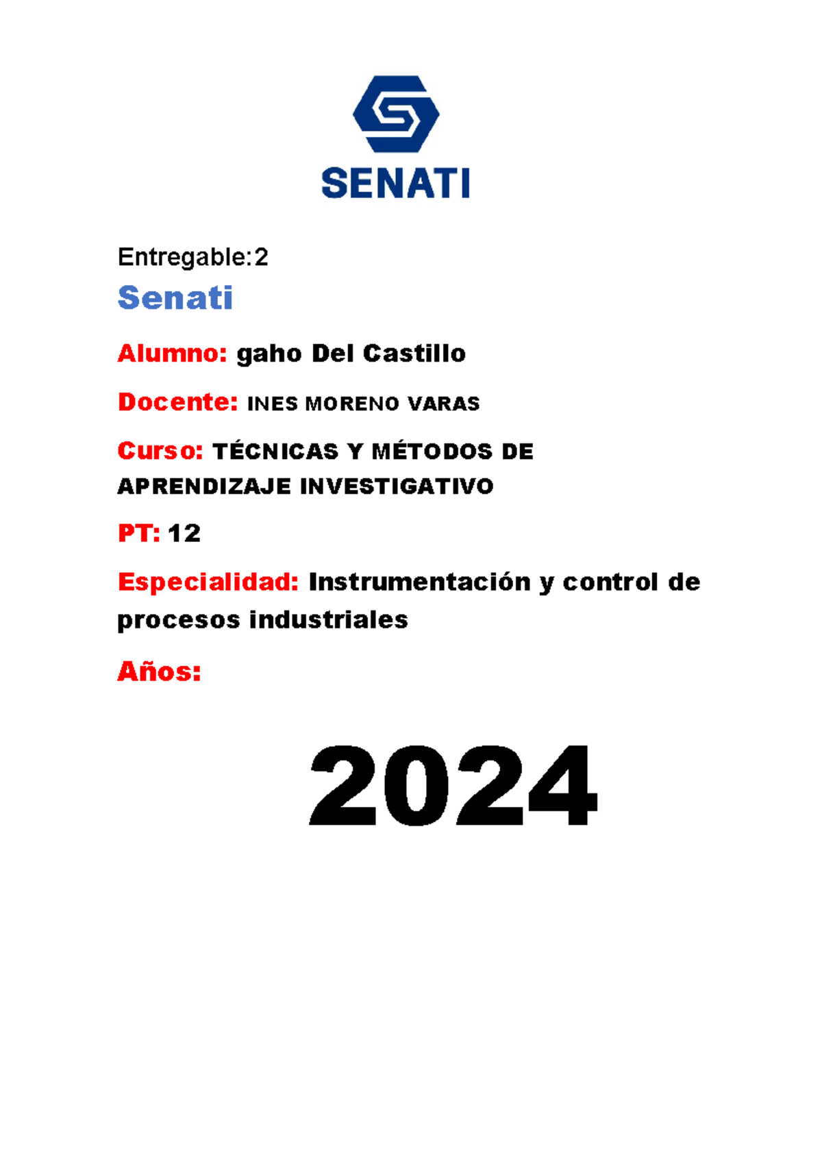 SCIU-178 Actividad Entregable 2 tecnicas senati - Técnicas y métodos de aprendizaje ...