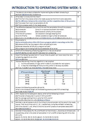 OS-UNIT-I - Summary Operating Systems - OPERATING SYSTEMS II B .TECH,II-SEM CSE UNIT-I Operating ...